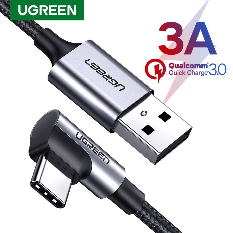 UGREEN Original 2 Meter 3A Type C 90 Degree Cable | Shopee Singapore