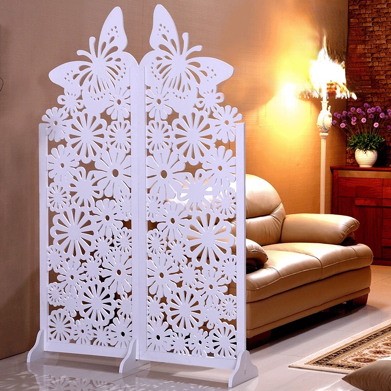 Subareas Screens Hallway Fashion Living Room White Carved Folding ...