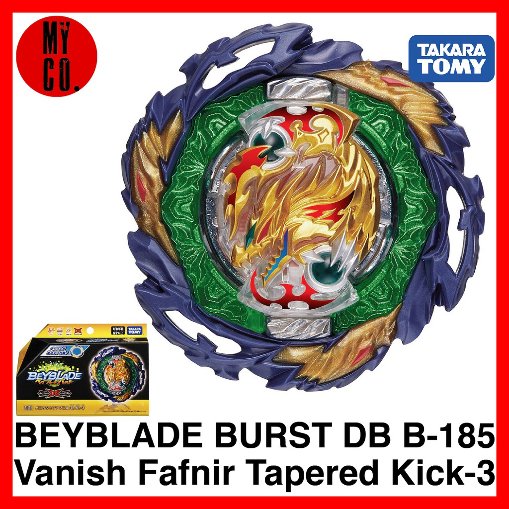 BEYBLADE BURST DB B-185 Vanish Fafnir Tapered Kick-3 TAKARA TOMY ...