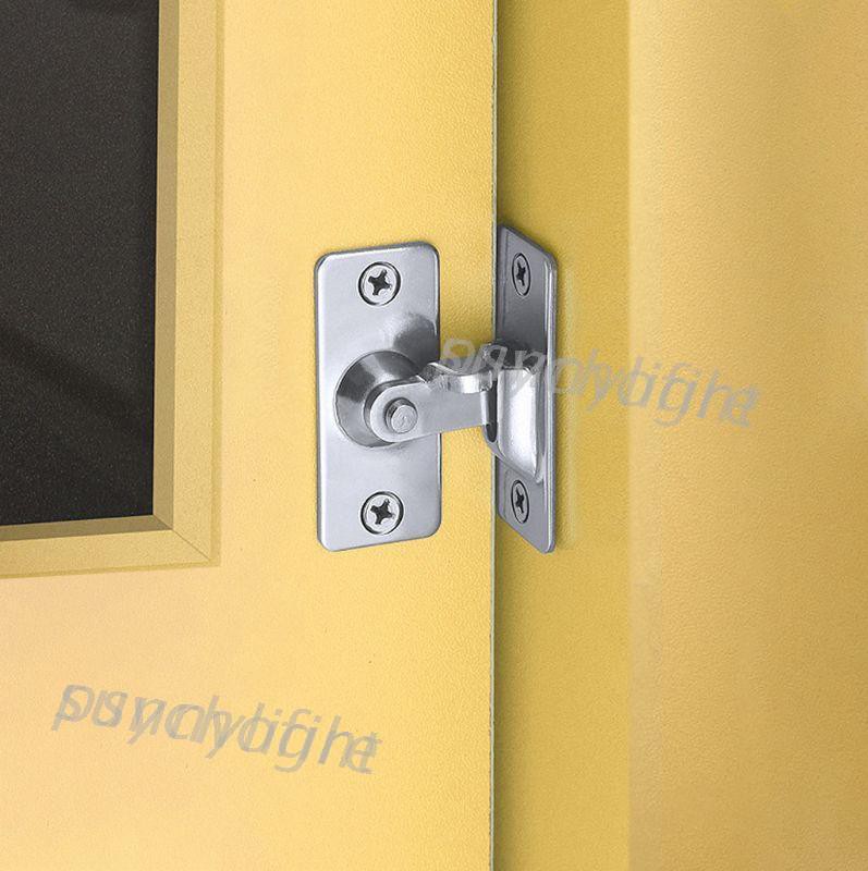 PCF* Stainless Steel Right Angle Locking Latch Sliding Barn Door Lock ...