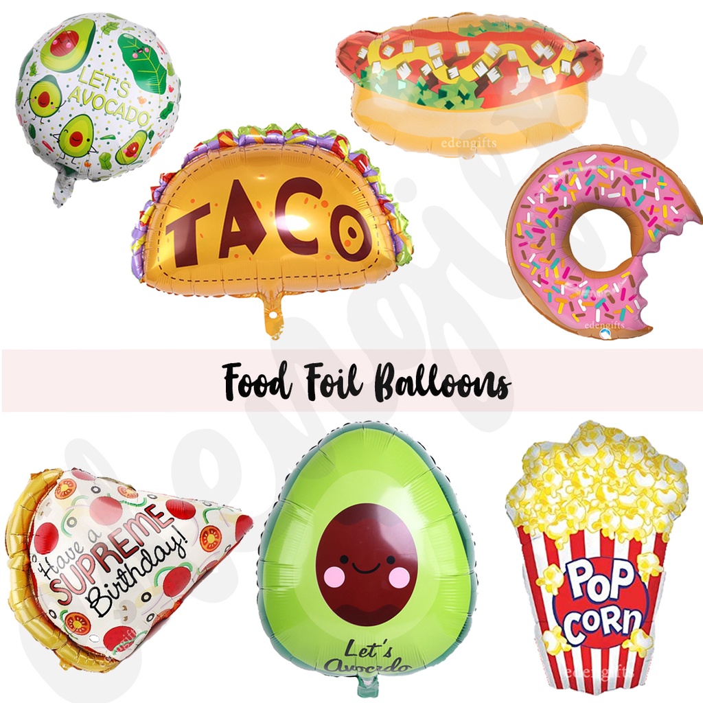 Food foil, Party balloon, watermelon balloon, pineapple balloon, fruit ...
