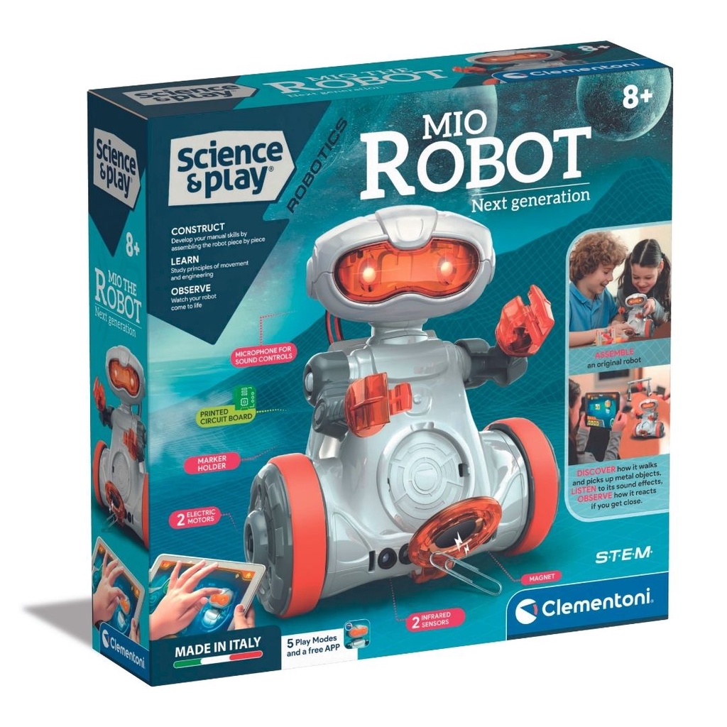 Clementoni - Mio Robot Next Generation | STEM Educational Science Toys ...