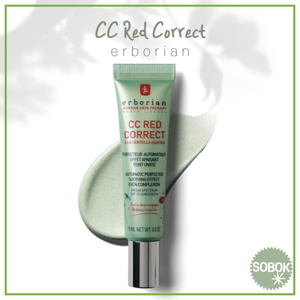 [erborian] CC Red Correct SPF25 15ml 45ml CC cream Makeup Base Color ...