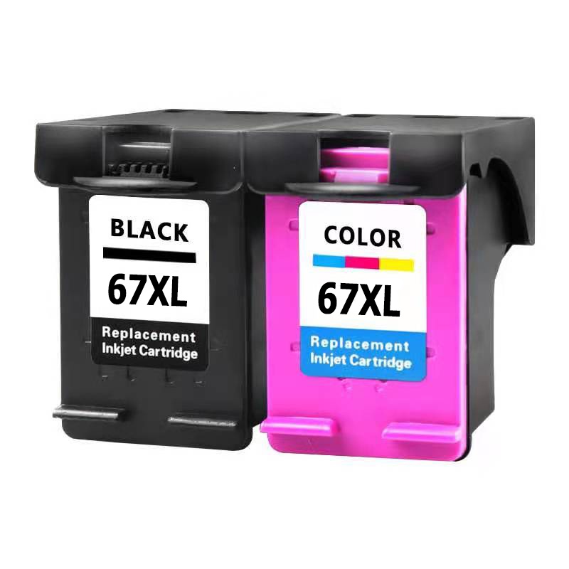 Compatible HP 67 Ink HP67 Black HP67XL Ink Cartridge for HP 2821E 2700 ...