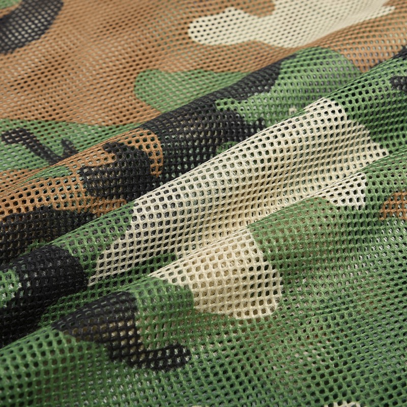 Woodland Military Camouflage Net Mesh Cloth 300D Army Breathable Camo ...