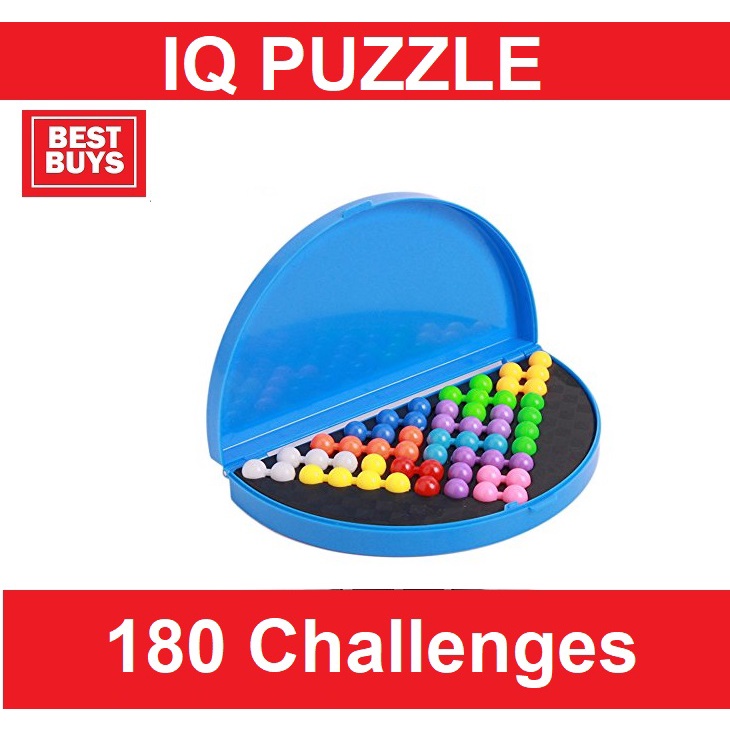 【SG SELLER】 Smart IQ Puzzle Pyramid Wisdom Bead Children Intelligence ...