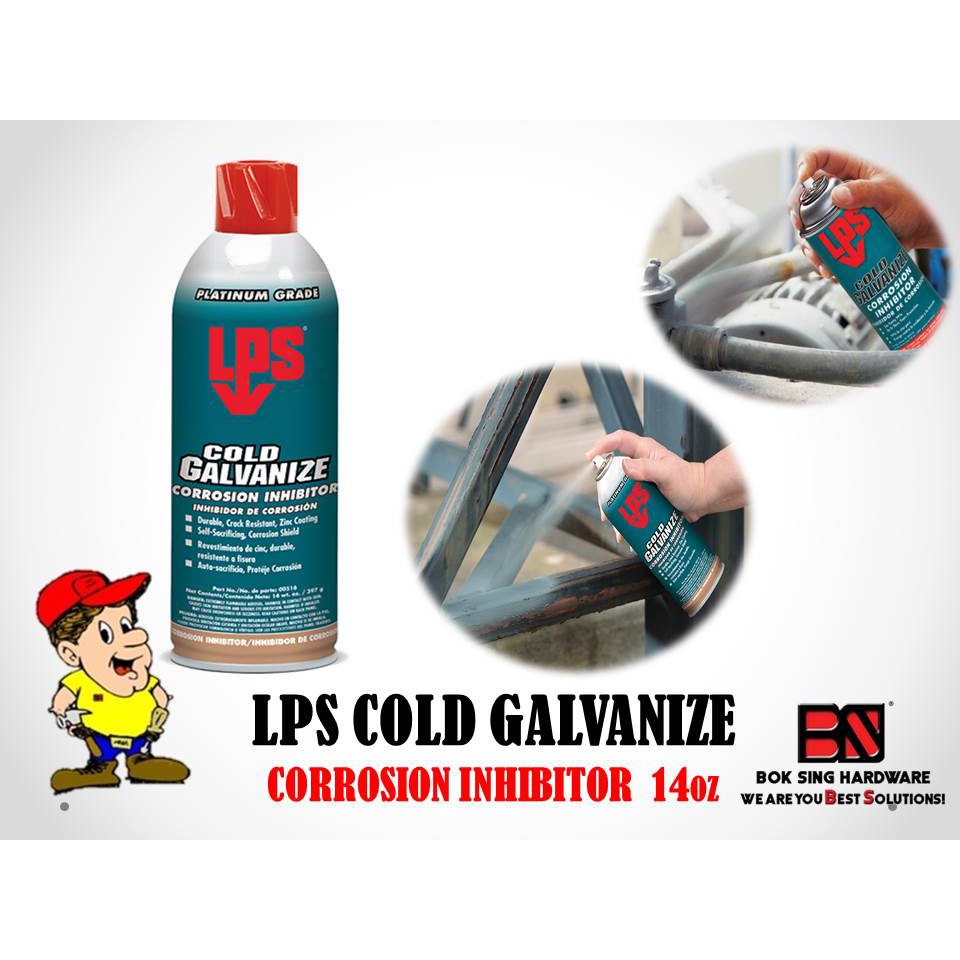 LPS COLD GALVANIZE CORROSION INHIBITOR 14OZ | Shopee Singapore