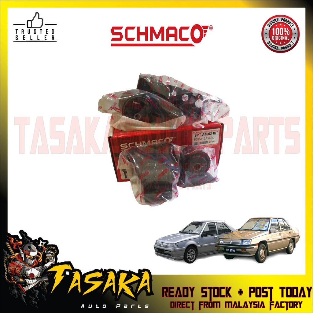 SCHMACO AUTOMOTIVE CAR ENGINE MOUNTING SET PROTON SAGA ISWARA 1.3 1.5 ...