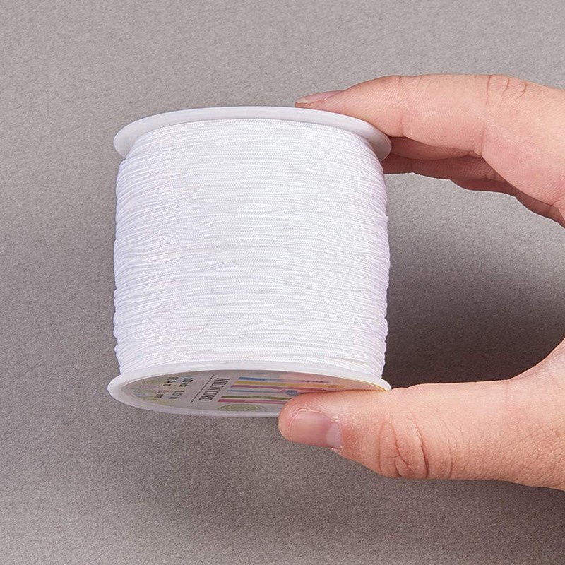 Ready Stock 45m Nylon Thread Nylon Jewelry Cord for Custom Woven ...
