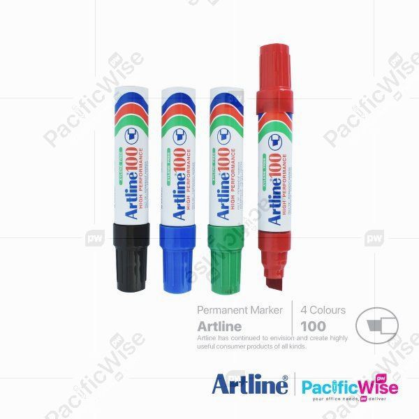 Artline/Permanent Marker/Penanda Kekal/Writing Pen/100/7.5-12.0mm (1Pc ...