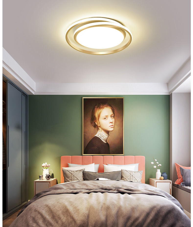 CIMI Nordic Ceiling Light Bedroom Ceiling Light Simple Modern Bedroom ...