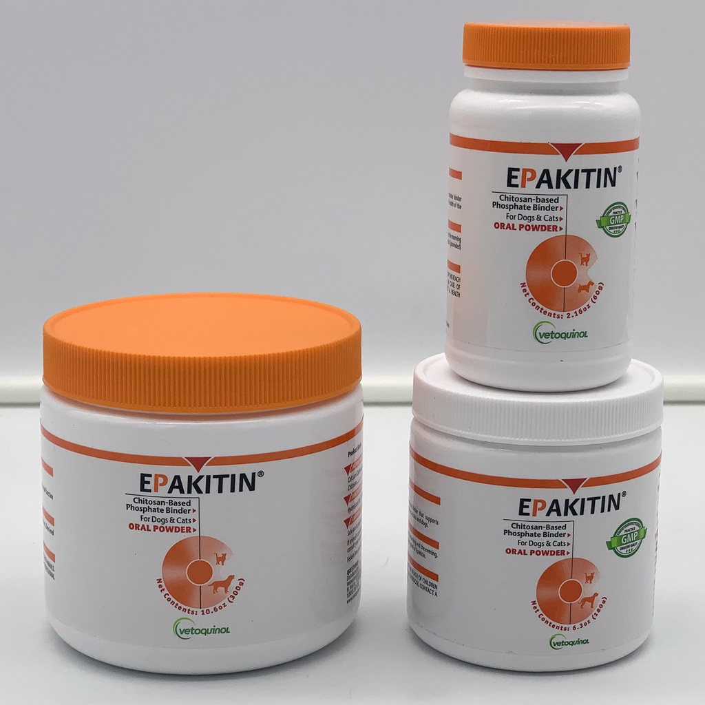 Vetoquinol Epakitin Phosphate Binder Kidney Supplement for Cats & Dogs ...