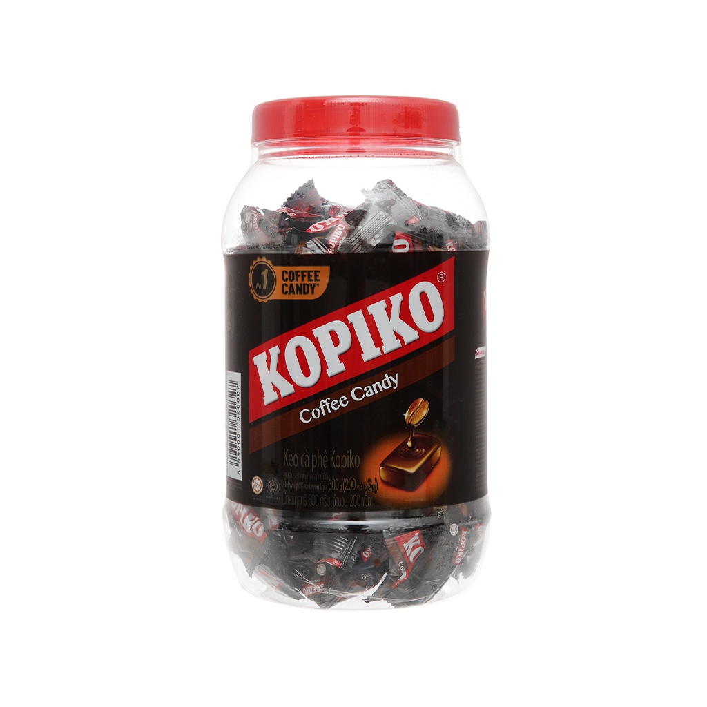 Kopiko Coffee Candy 600g jar (200 tablets) | Shopee Singapore