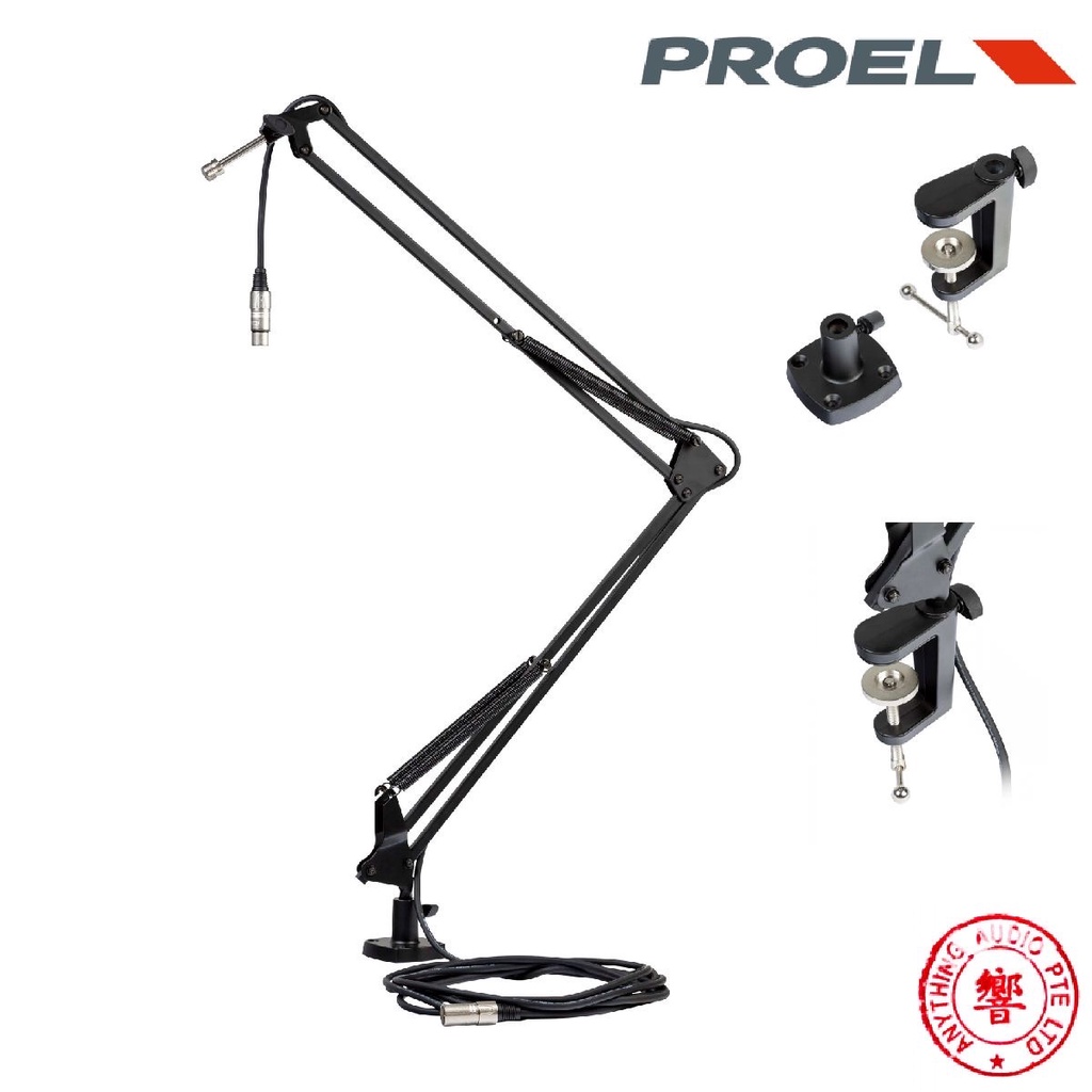Proel DST260 Extensible arm microphone stand | Shopee Singapore