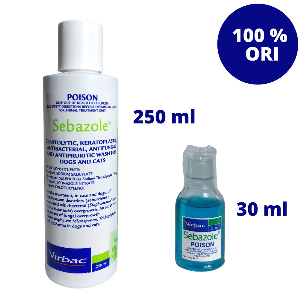 Sebazole Shampoo / anti-fungal shampoo for dogs and cats | Shopee Singapore
