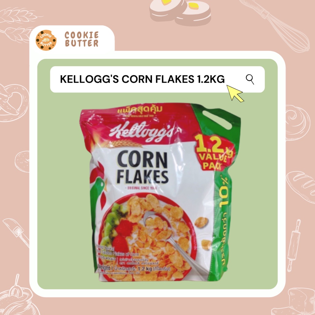 1.2KG Kelloggs Corn Flakes/ Value Pack Kelloggs Cereal/Honey Cornflakes ...