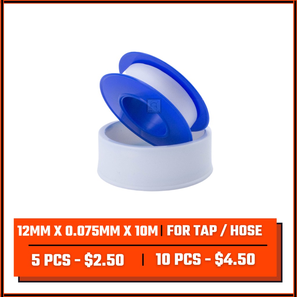 (Bundle 5/10) PTFE Thread Seal Tape Tape for Water Tap / Hose DIY ...