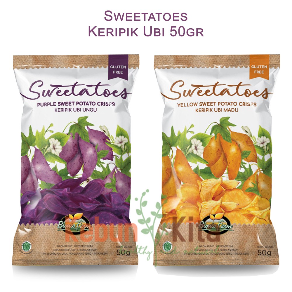 Sweetatoes Sweetatoes Sweet Potato Chips 50gr | Shopee Singapore