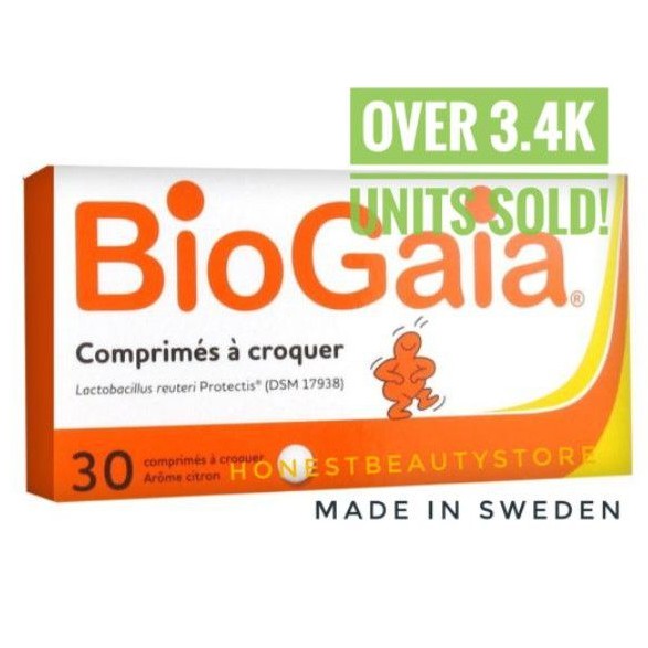 [Exp 2027] BIOGAIA PROBIOTIC/ GASTRUS 30 TABLETS (🍋🍓LEMON/STRAWBERRY ...