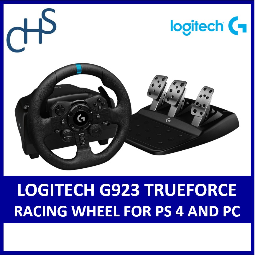 Logitech G923 Simulator Racing Wheel TrueForce For Playstation and PC 2 ...