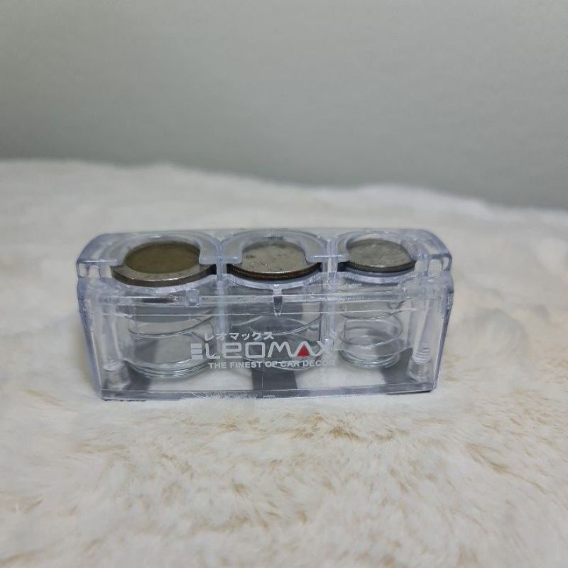 LEOMAX Coin Box Car Holder With Card Clip Model Ch-1146 New Transparent ...