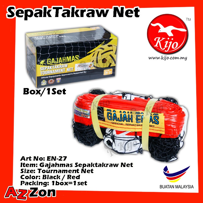 Golden Elephant LS-15 EN-18 EN-27 Sepak Takraw Net/Jaring Sepaktakraw ...