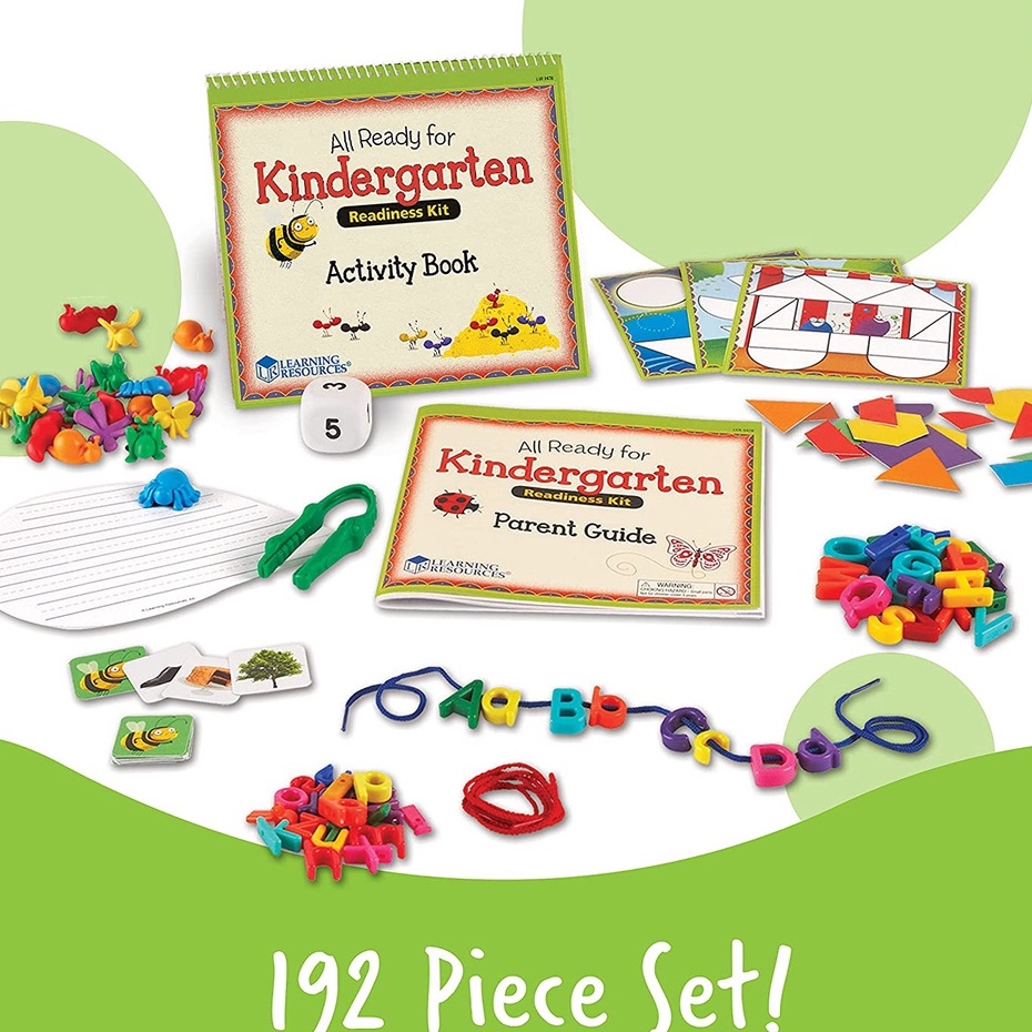 Learning Resources LER3478 All Ready for Kindergarten Readiness Kit ...