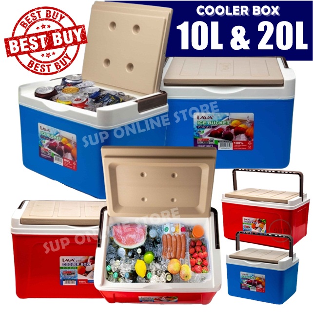 Heavy Duty Cooler Box 10L &15L & 20L / Ice Bucket / Picnic Storage box ...