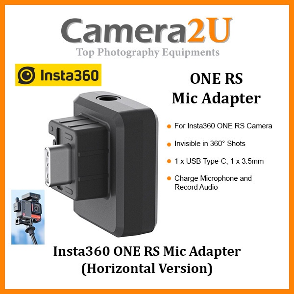 Insta360 ONE RS Mic Adapter (Horizontal Version) | Shopee Singapore