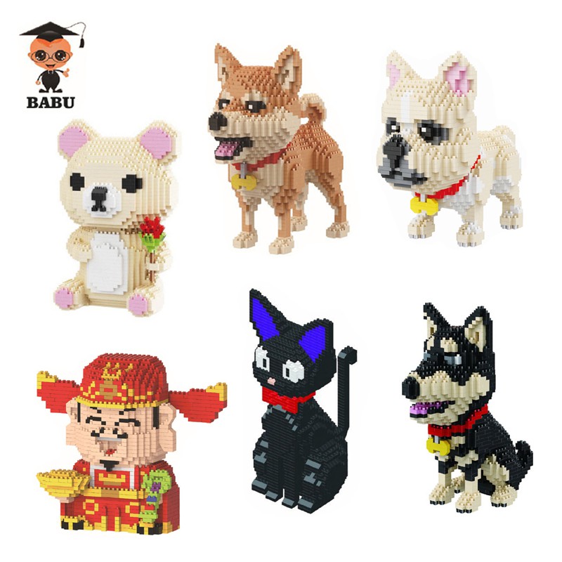 HC Magic Blocks Mini Animal Cartoon Model Toy Story Aliens Building ...