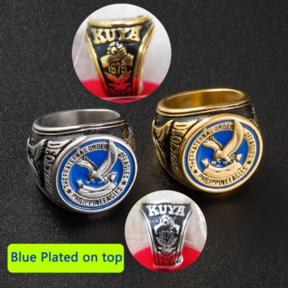 TFOE Ring Mens Pure Stainess Steel The Fraternal Order of Eagles Ring ...