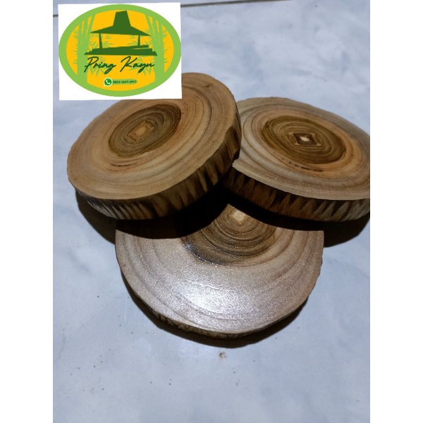 KAYU Teak Wood Pieces/Teak slice 13x14x2 cm | Shopee Singapore