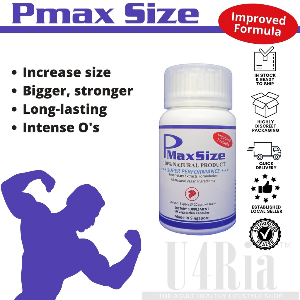 PMax Size Enhancement Capsules 60 Capsules (New Effective Improved ...