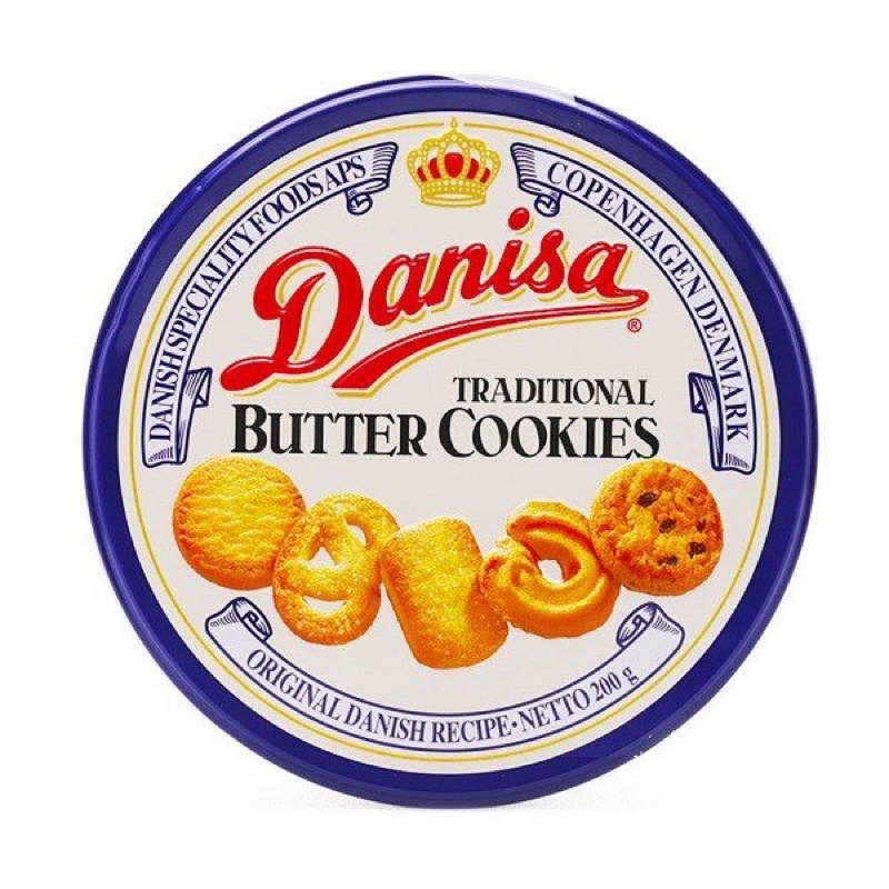 Danisa BUTTER BISCUITS FULL TIN BOX 5 sizes (with paper bag) | Shopee ...