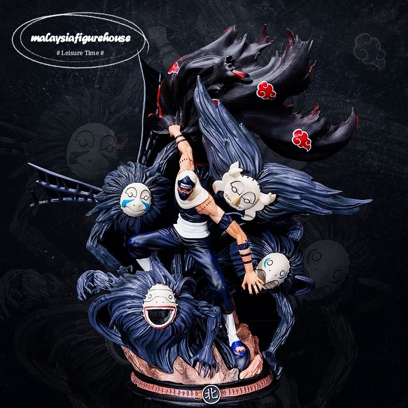 44CM NARUTO ANIME AKATSUKI KAKUZU ITACHI PAIN COPY RESIN GK FIGURE ...