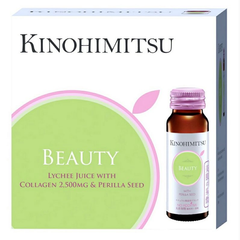 Kinohimitsu Collagen Beauty Drink Lychee Juice (50ml x 6's + 2's ...