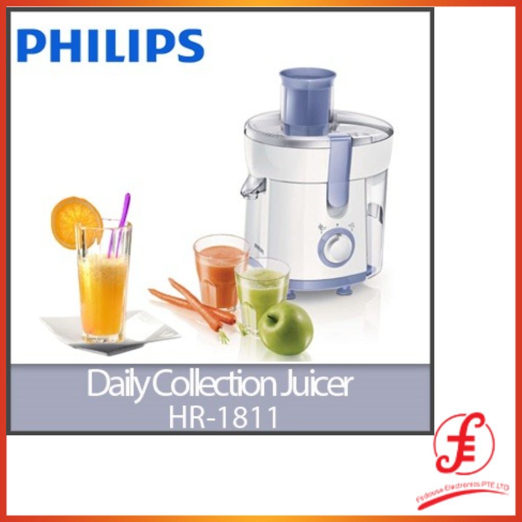 Philips HR1811 | SJE-1055SS Daily Collection Juicer 350W 0.5L Juicer ...