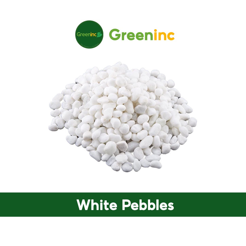 100g/300g/500g White Pebbles Stones 5-25mm (for Garden and Landscape ...