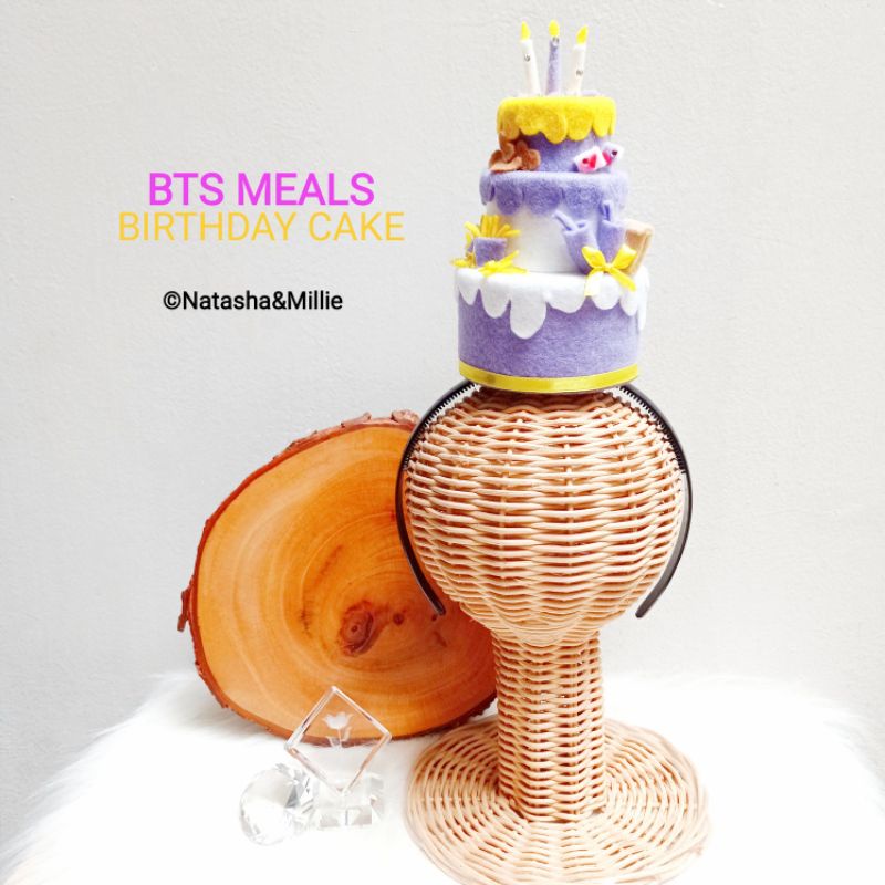 Birthday CAKE HEADBAND (BTS MEALS) | Shopee Singapore