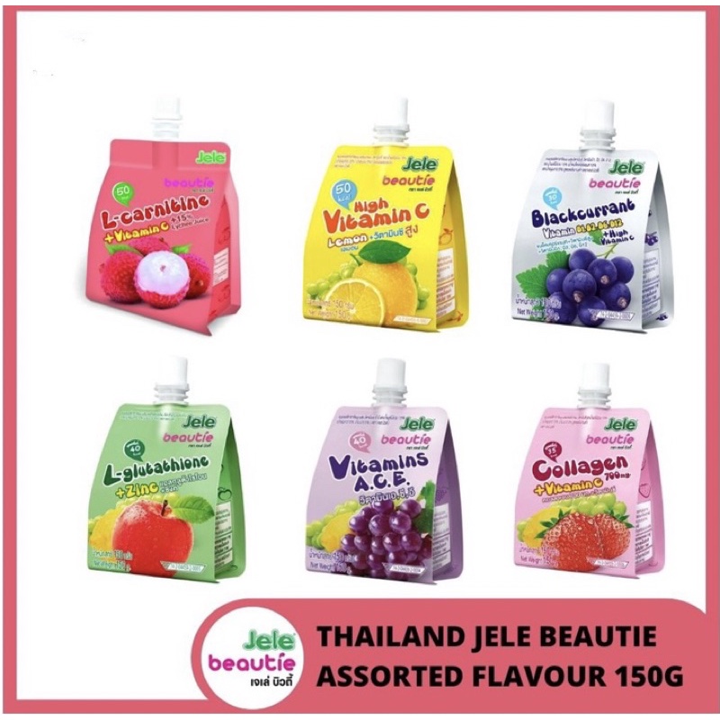 [150g/140g x 1 pack] Halal Konjac Thailand Jele beautie drink 💯Halal ...