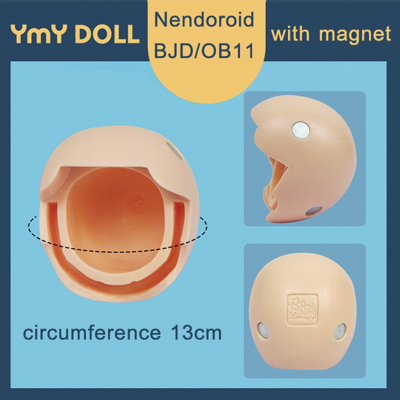 YMY back head shell bald head back head with magnet can be installed ...