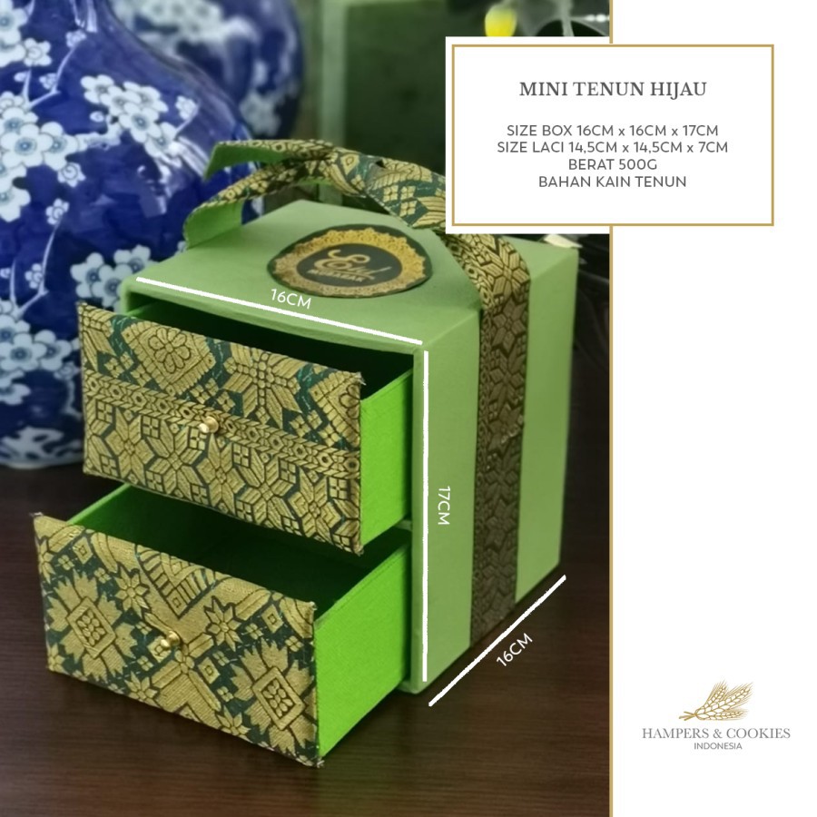 HIJAU Mini Weaving Green BOX (BOX ONLY) | Shopee Singapore