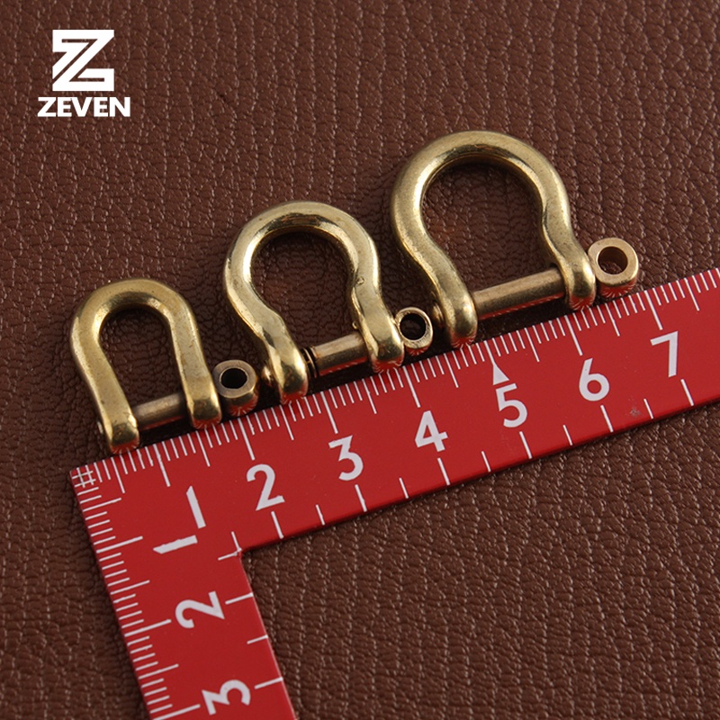 Solid Brass Bow Shackle D-ring Chain Hook Fob Key Joint Connect D-Ring ...