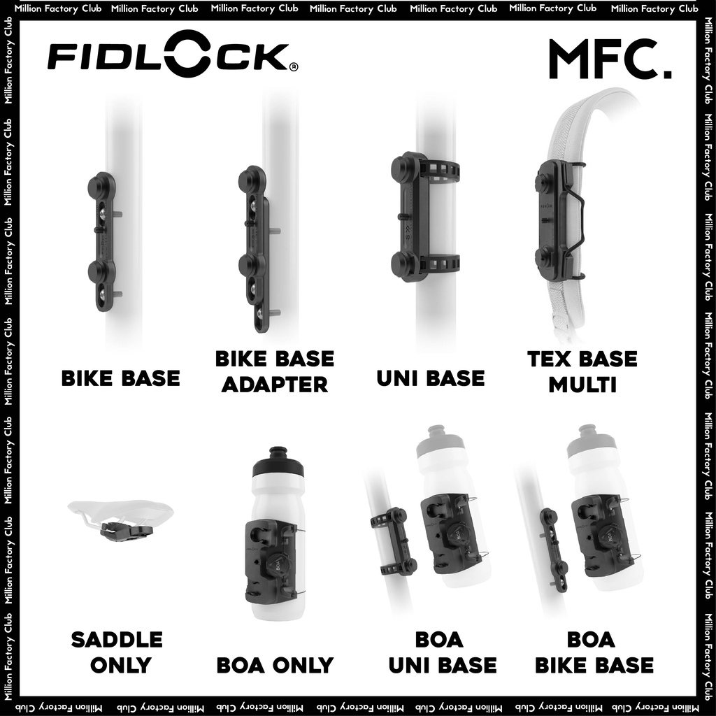 FIDLOCK Twist Bottle Accessories With Magnetic Base for Bicycle, E Bike ...