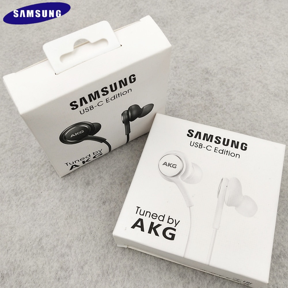 Samsung Galaxy Note 10 S20 Plus Type C Earphones In-ear Wired Mic ...