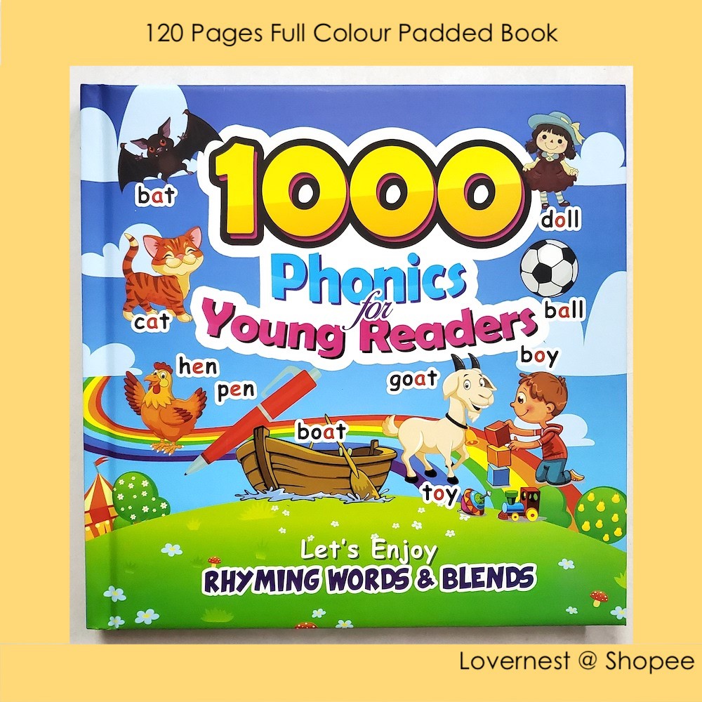 LOVERNEST Mind To Mind 1000 Phonics for Young Readers Padded Book ...