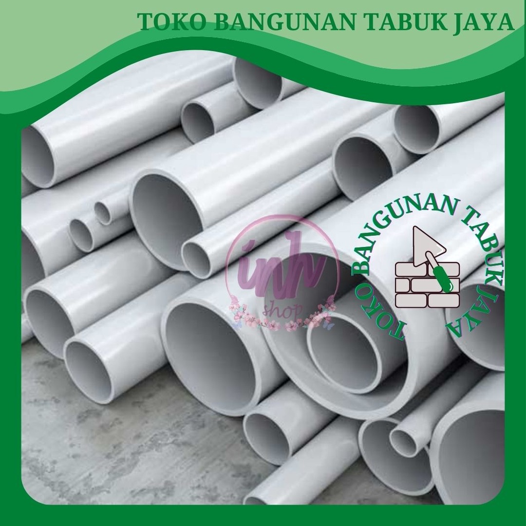 1 Meter PVC Pipe Size 2-2 1/2 MASPION MERLON RUCIKA WAVIN POWER ...