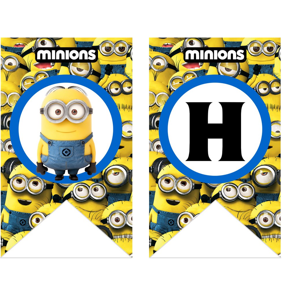 Bunting Banner - Minion - Happy Birthday | Shopee Singapore