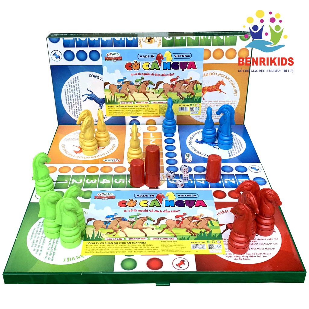 Seahorse Chess Set with Large Carrying Case 42x42 Cm Vietnamese ...