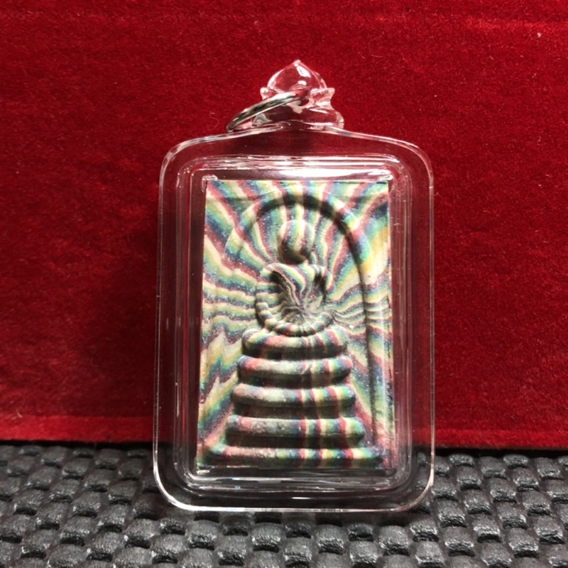 BE 2536 Lp Pae Phra Somdej Pae Hok (6) Pan Nur Lai Full Rainbow,Thai ...